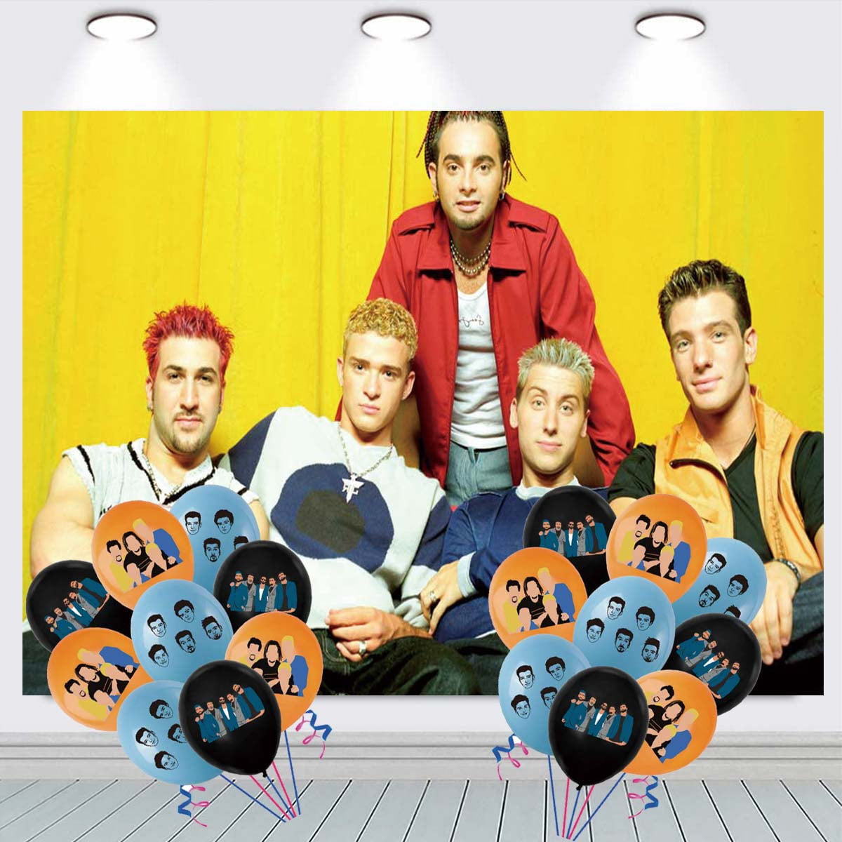 NSYNC Party Decorations Backdrop Banner Balloons Taspestry Wall Decor ...