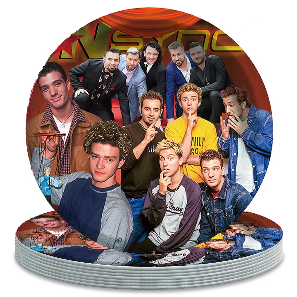 NSYNC Paper Plates Birthday Decorations Party Supplies Tableware ...