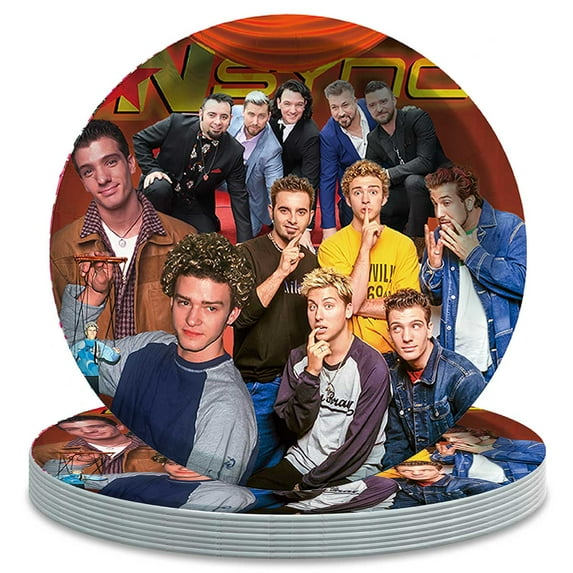 NSYNC Paper Plates Birthday Decorations Party Supplies Tableware ...