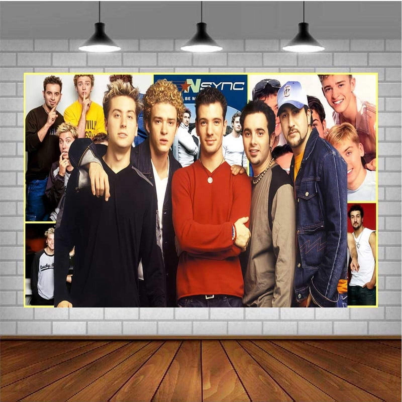 NSYNC Banner Poster Wall Decor Birthday Backdrop Background Party Supplies Taspestry - Walmart.com