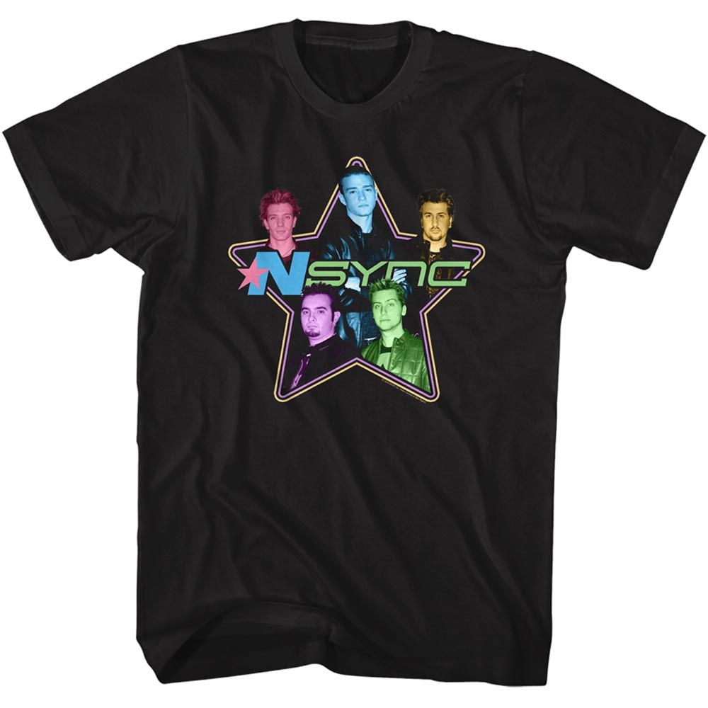 NSYNC - Star Colors - American Classics - T-Shirt Adult - Walmart.com