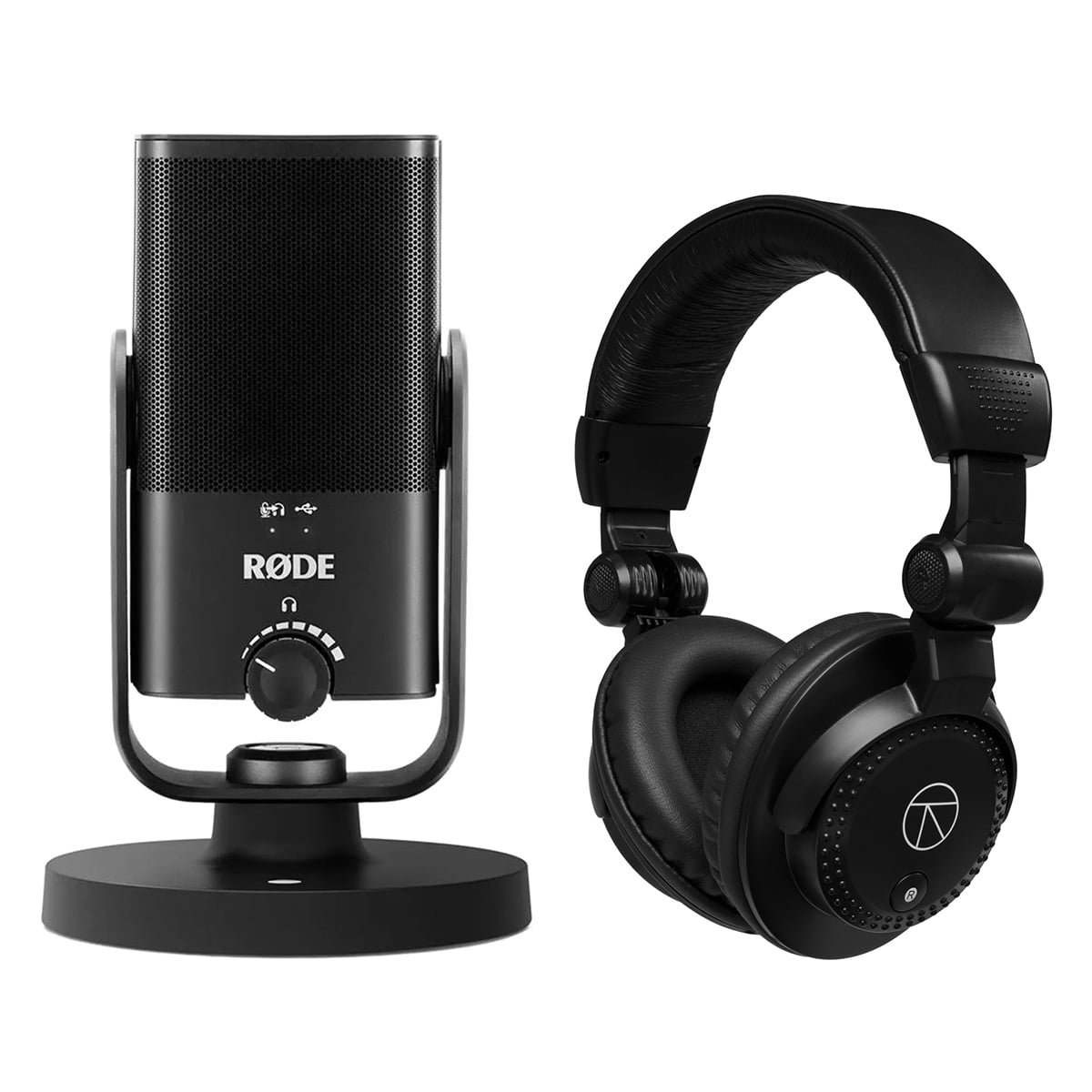 Rode NT-USB Mini Studio-Quality USB Microphone - With Headphones ...