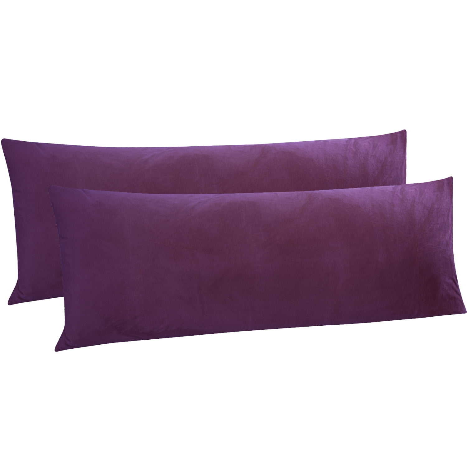 Ntbay 2 Pack Super Soft and Cozy Luxury Fuzzy Velvet Long Body ...