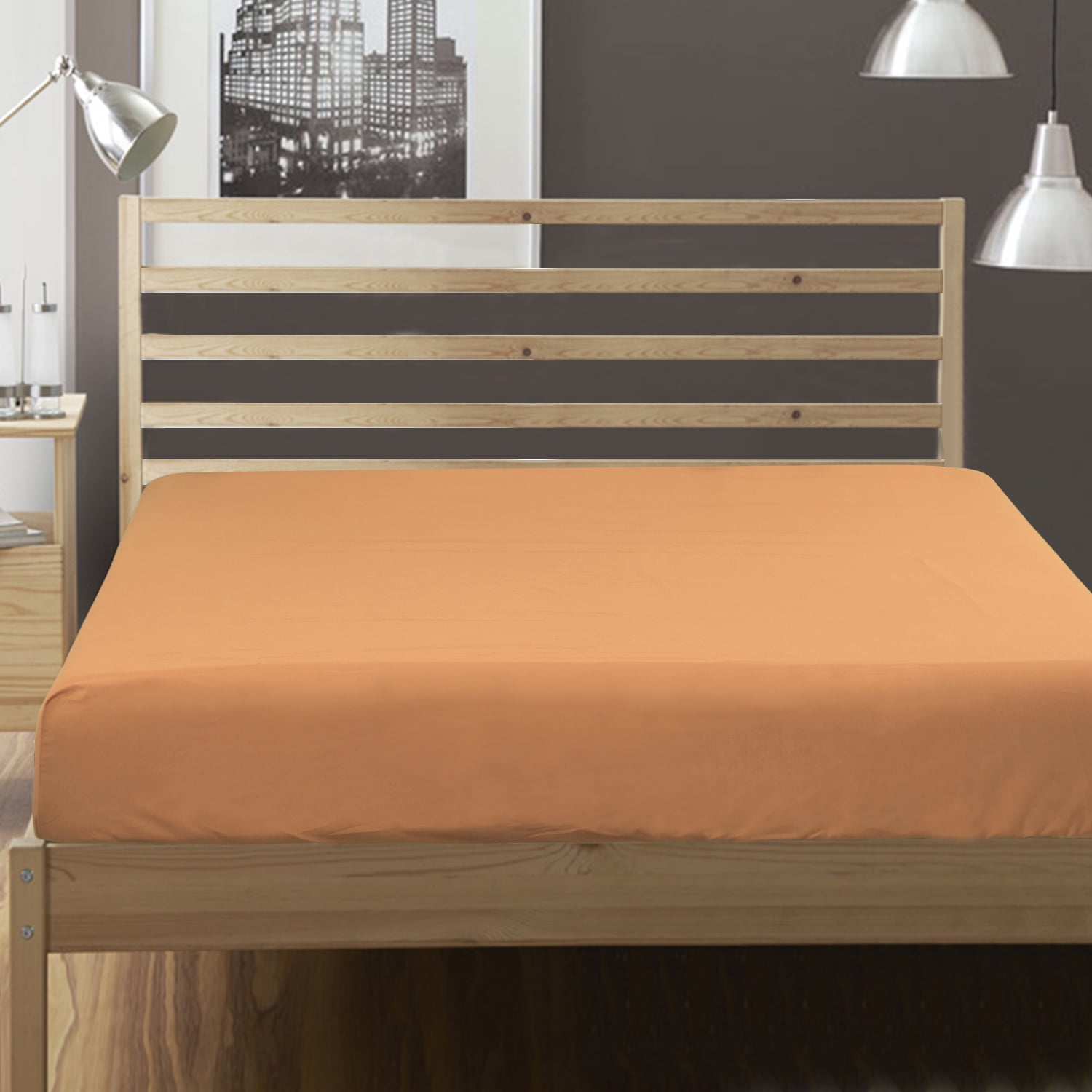 NTBAY Microfiber Twin Extra Long Fitted Sheet, Ultra Soft and ...