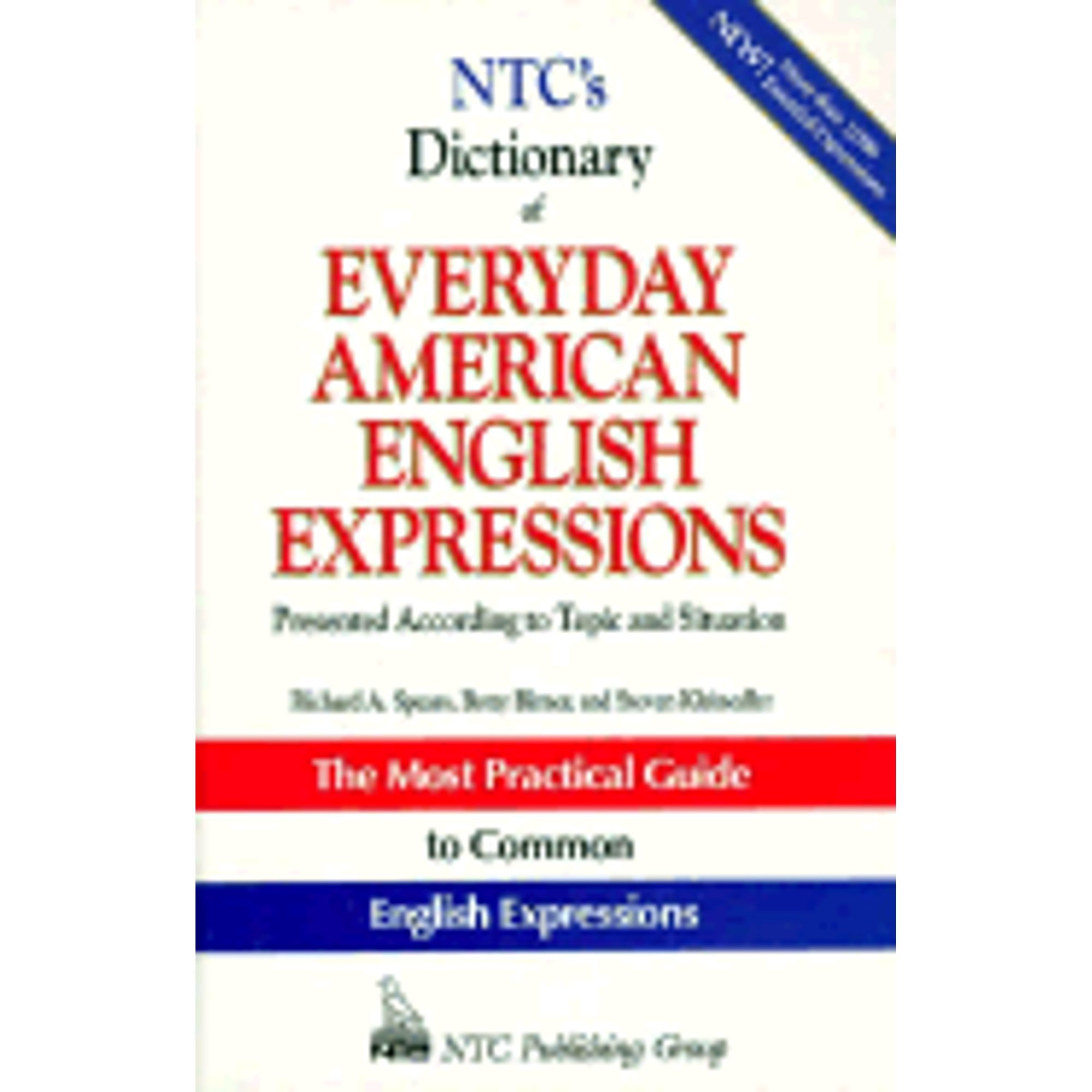 Pre-Owned NTC's Dictionary of Everyday American English Expressions ...