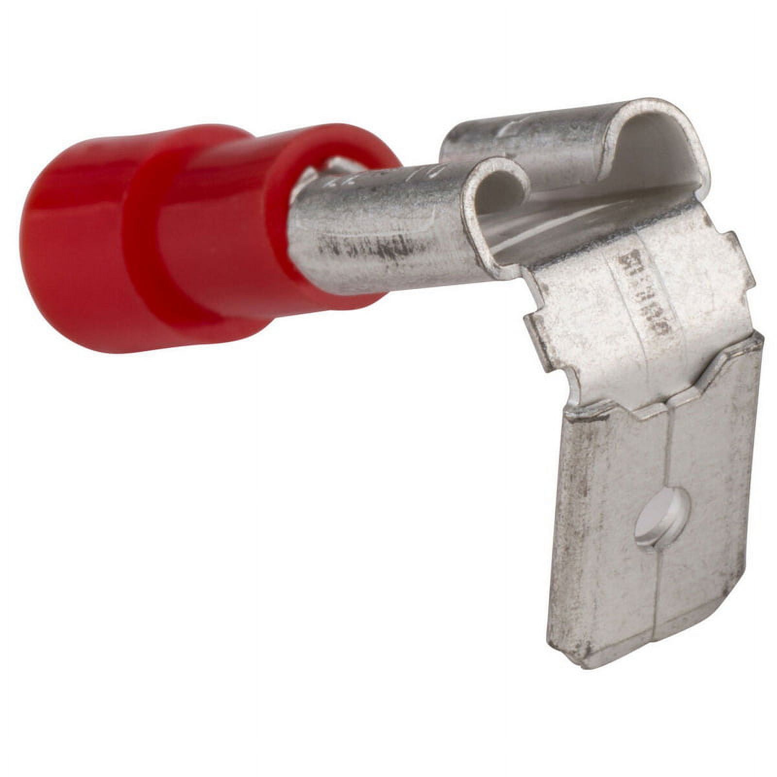NTE 76-NIPD22 1/4" Nylon Insulated Piggy Back Disconnect (22-18) Red 10 ...