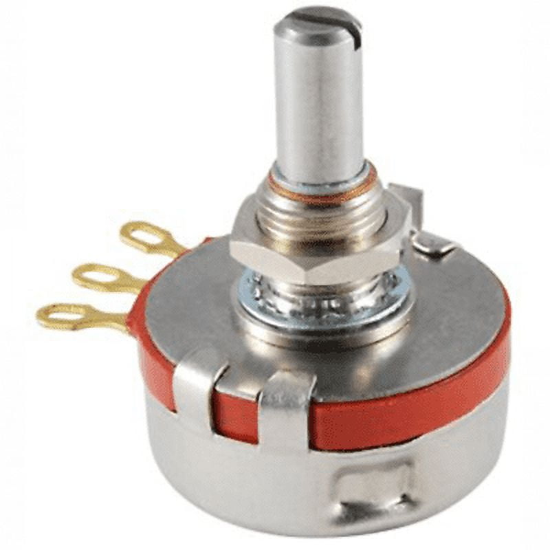 NTE Electronics 501-0017 POTENTIOMETER 2 WATT 250K OHM 1/4" DIAMETER ...