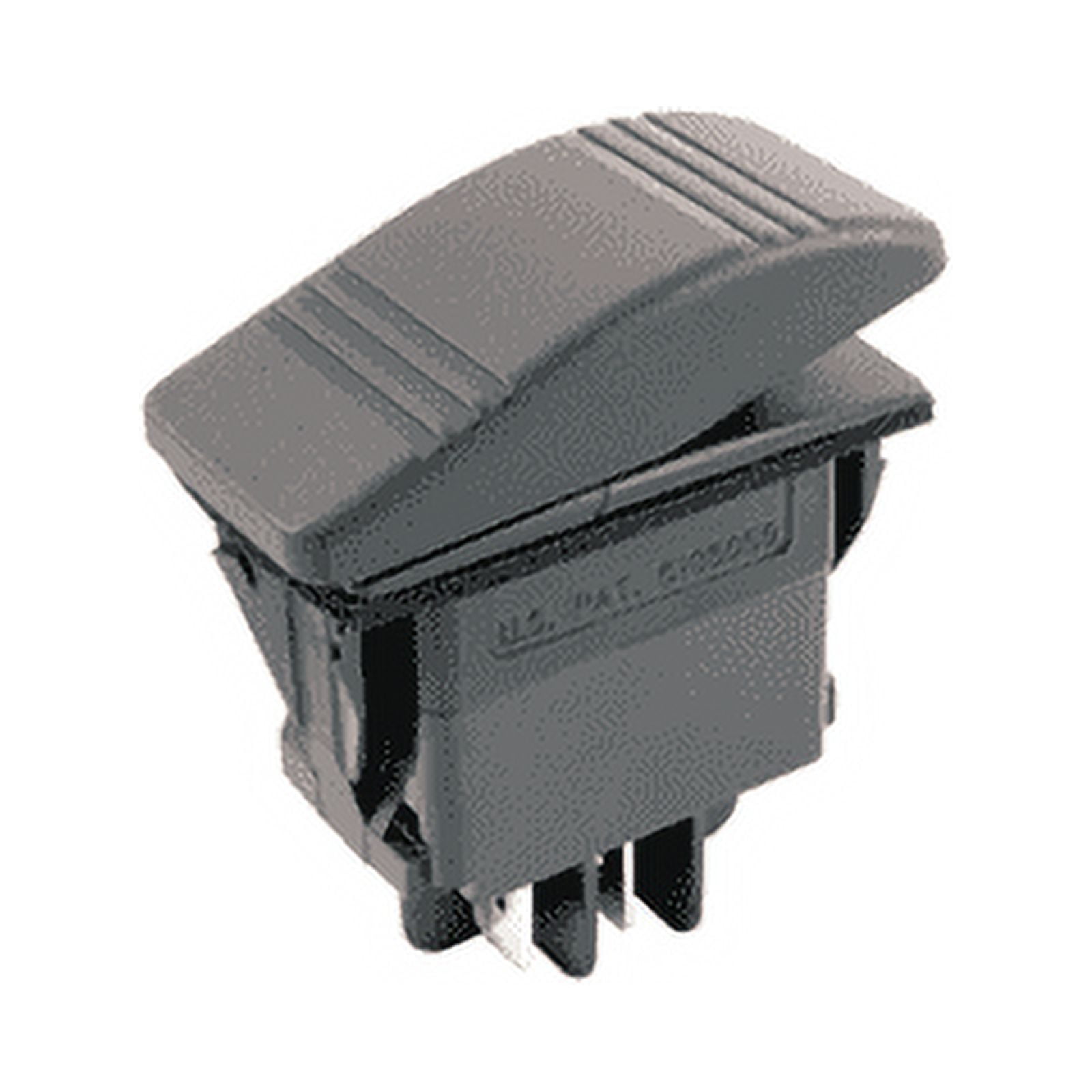 NTE Electronics 54-087 ROCKER ILLUMINATED SNAP-IN 20A 12VDC W/GREEN ...