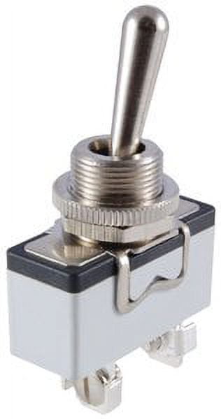 NTE Electronics 54-364 Bat Handle Toggle Switch, DPDT Circuit, (ON)-Off ...