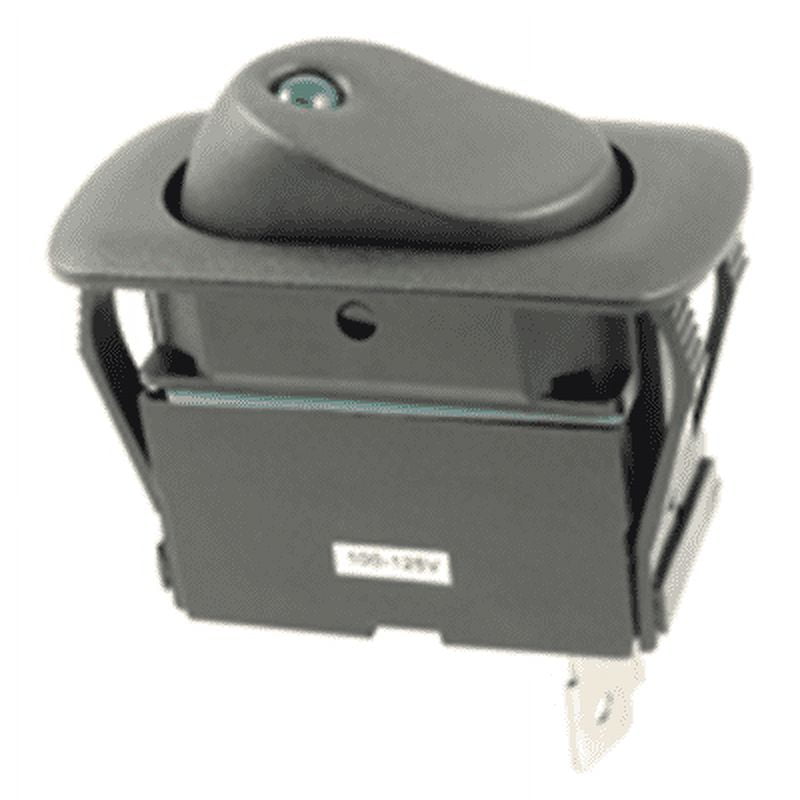 NTE Electronics 54-736-2 SWITCH ROCKER SPST 20A 12VDC GREEN LED ...