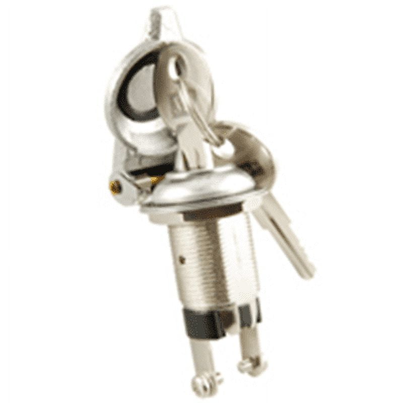 NTE Electronics 54-741 SWITCH KEY SPST 3A 125VAC 10A 12VDC INCLUDES 2 ...