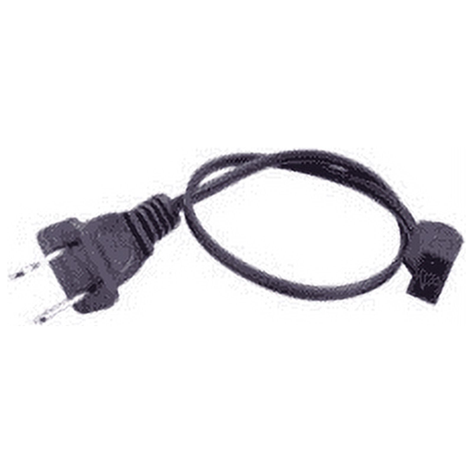 NTE Electronics 77-FC72P Fan Cord with 2 Prong AC Plug Black Molded PVC ...