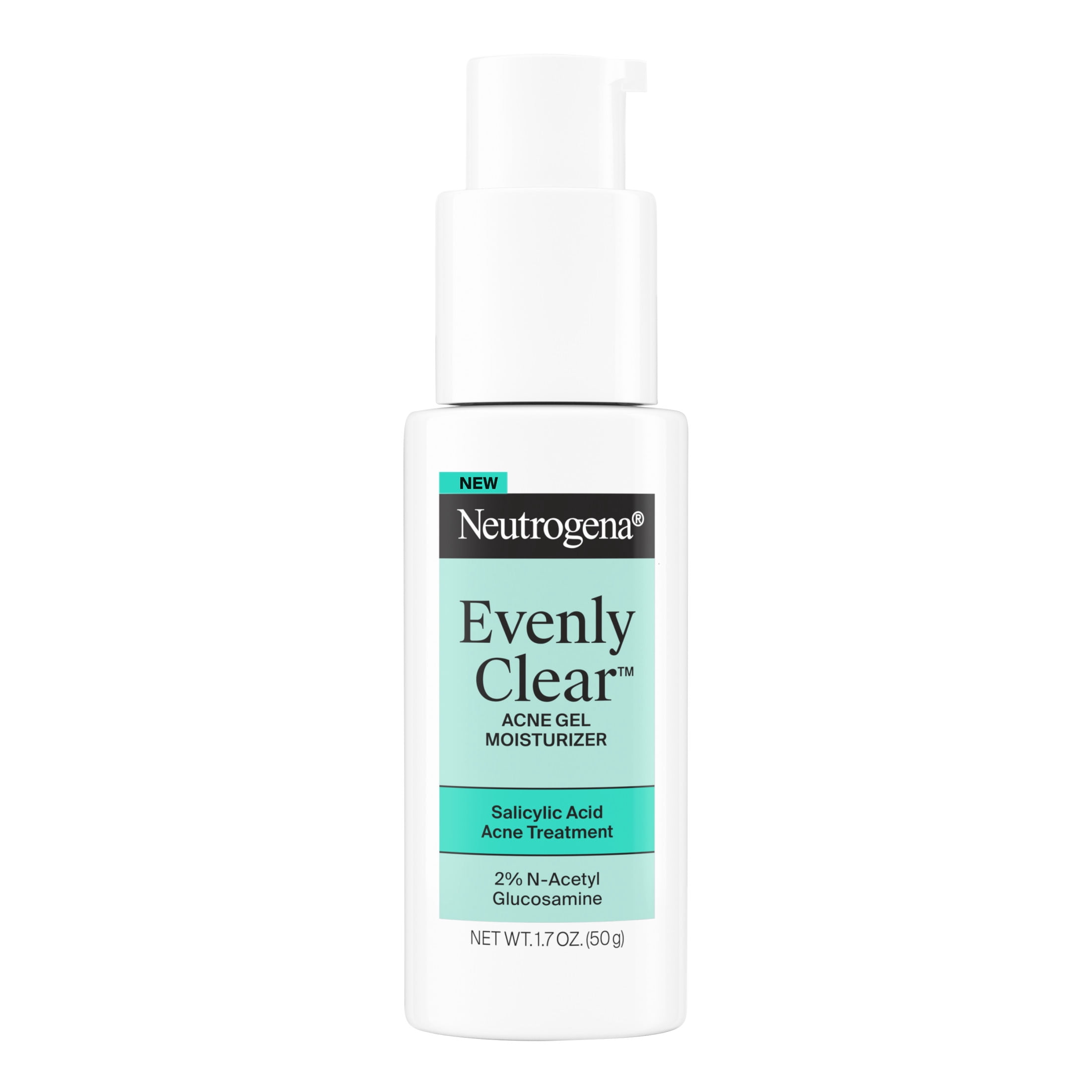 Neutrogena Evenly Clear Acne Gel Moisturizer, 1.7 fl. oz HSA/FSA ...