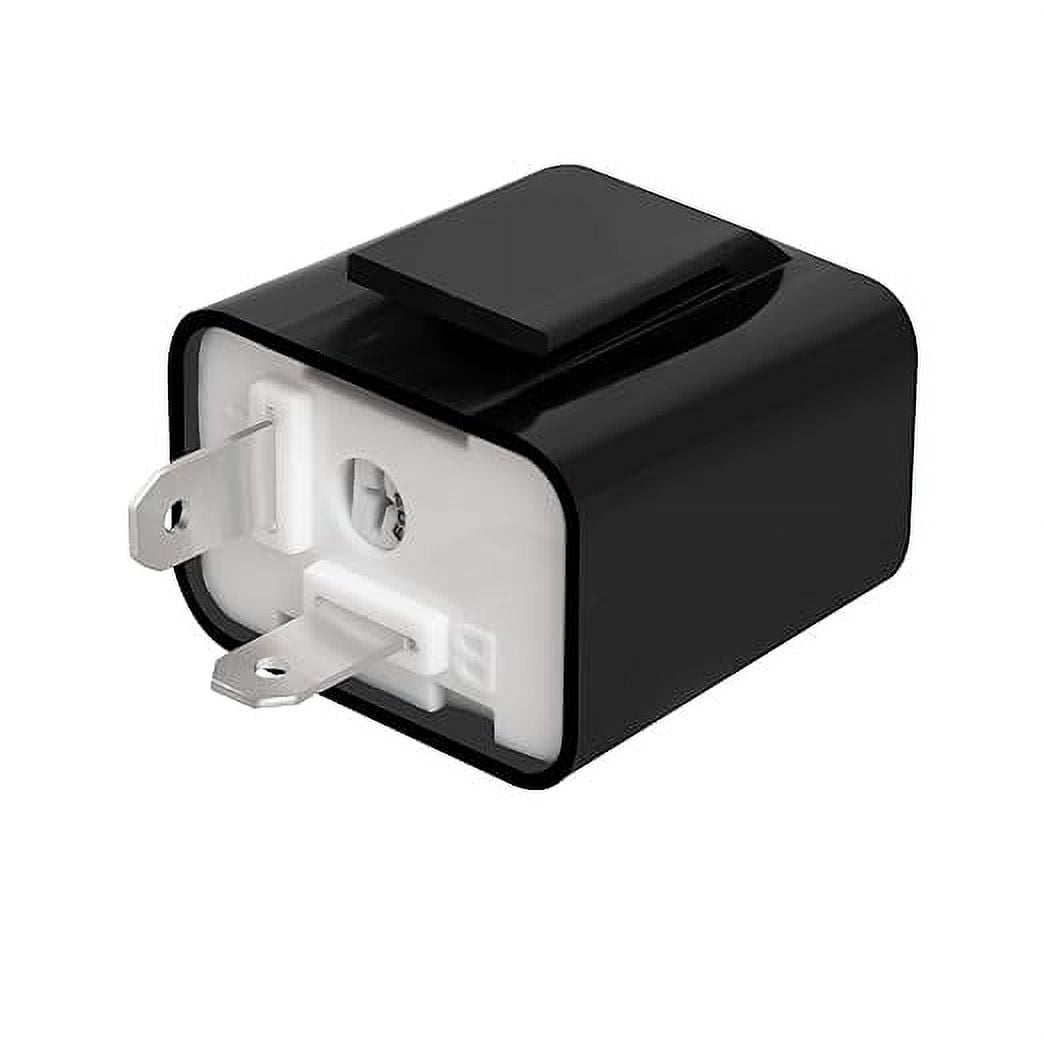 NTHREEAUTO 2 Pin Electronic Flasher Relay, Adjustable 12V Relays Fix ...