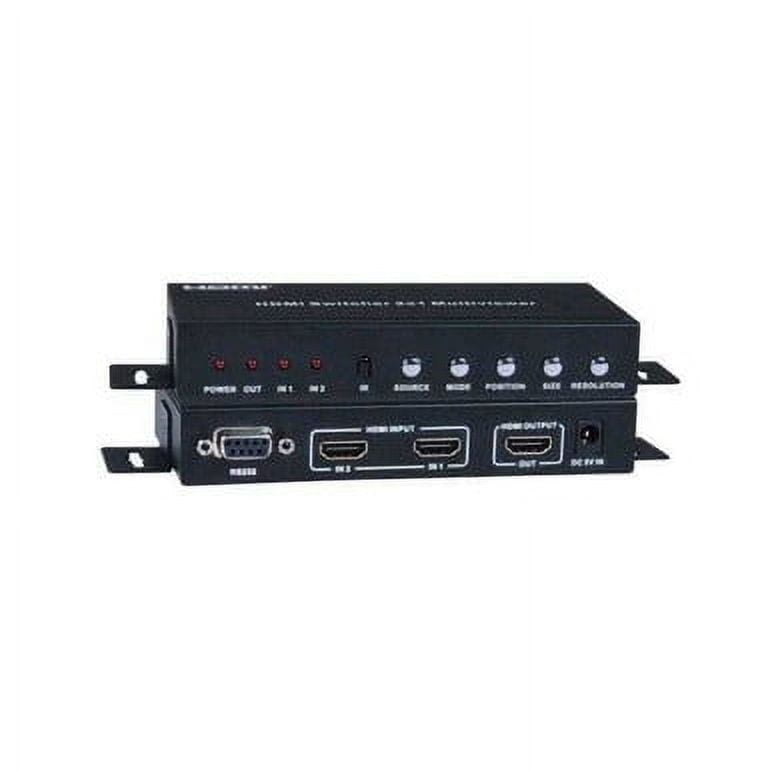NTI SPLITMUX-HD-2RSLC Low-Cost HDMI Dual Screen Splitter/Multiviewer ...