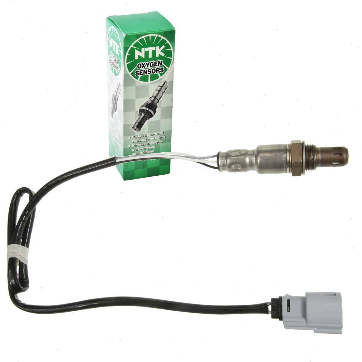 NTK Downstream Left Oxygen (O2) Sensor compatible with Ford Mustang 5 ...