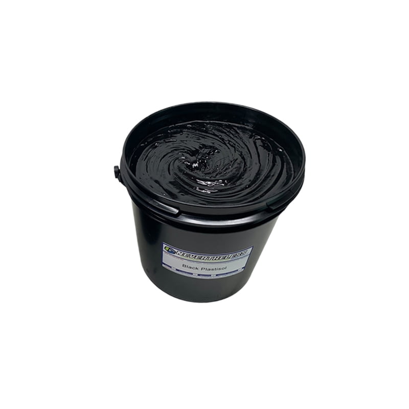 NTL Screen Printing Ink - 1 Gallon Black Plastisol Ink for Screen ...