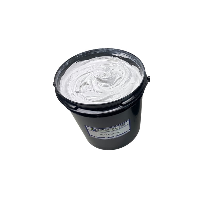 NTL Screen Printing Ink - 1 Gallon White Plastisol Ink for Screen ...