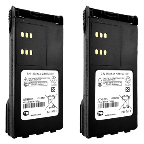 NTN9858C NTN9815A Battery(s) for MOTOROLA XTS2500 XTS1500 Portable ...