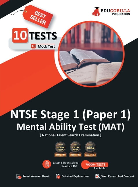NTSE Stage 1 Paper 1: MAT (Mental Ability Test) Book National Talent ...