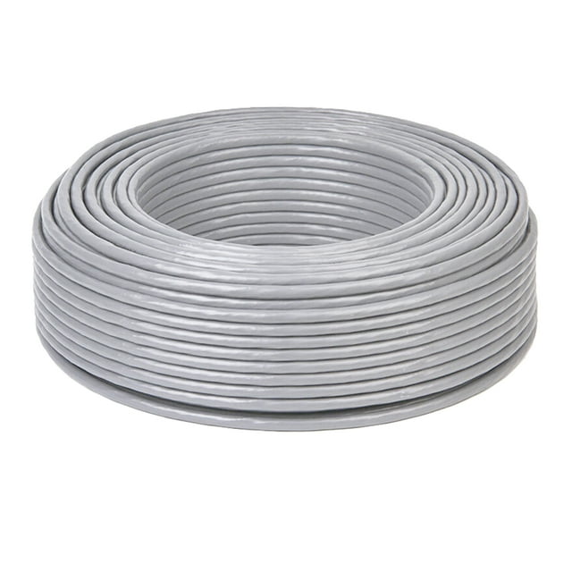 NTZNDZ Gray 300ft Bulk Cat6, CCA Ethernet Cable, 23 AWG, UTP, POE ...