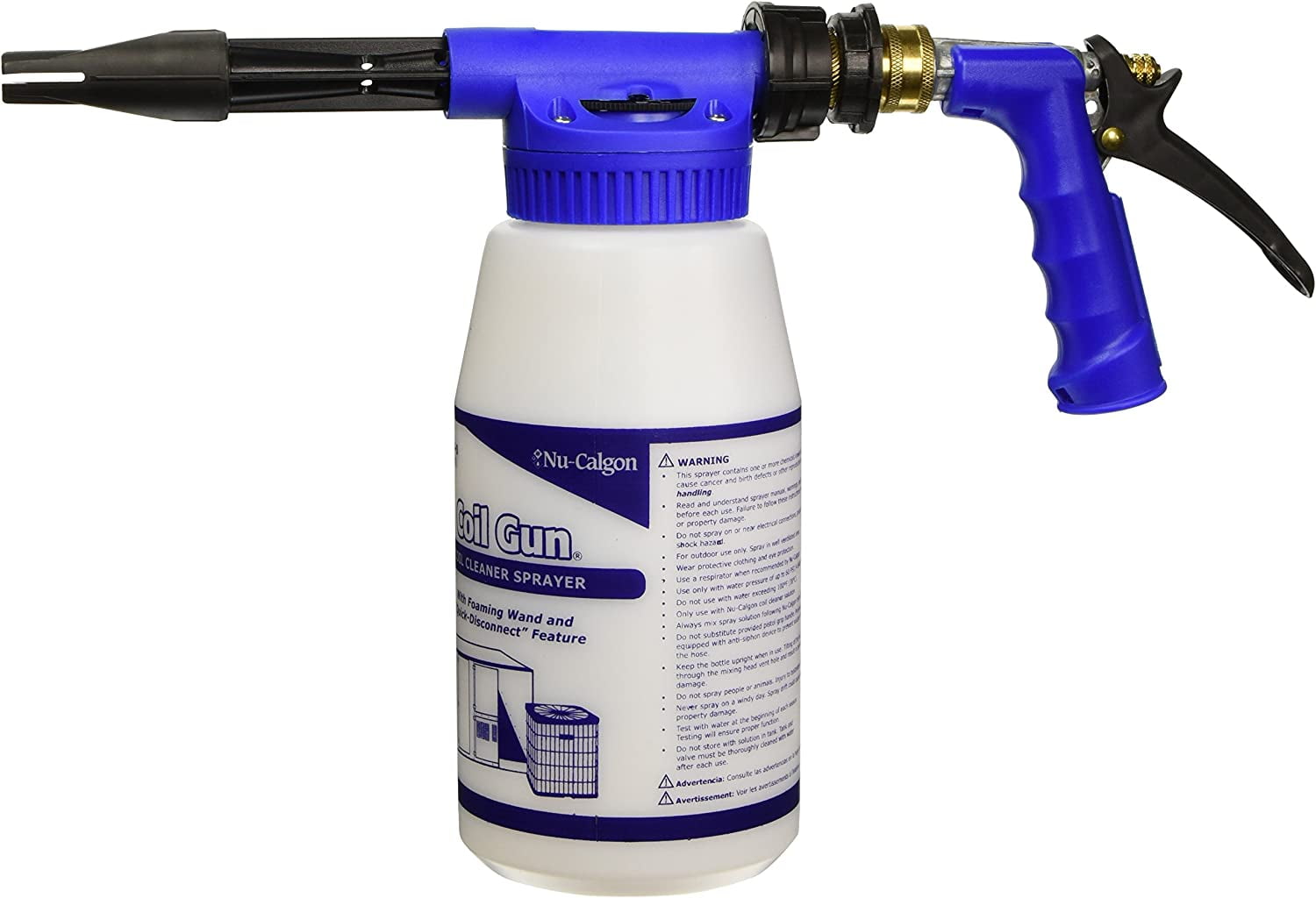 NU CALGON 4774-0 Coil Gun Sprayer With Quick Connect Hose Nozzle ...