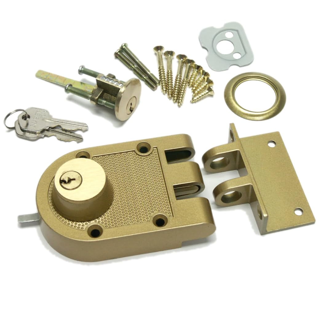 NU-Set Lock | Jimmy Proof Style Deadbolt Lock | Inter Locking Double ...