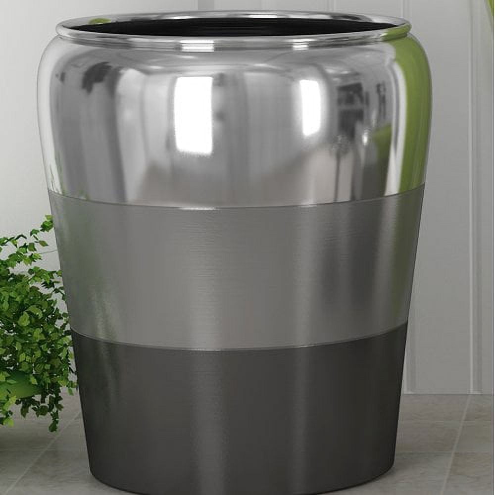 NU Steel Colby Stainless Steel Waste Basket - Walmart.com