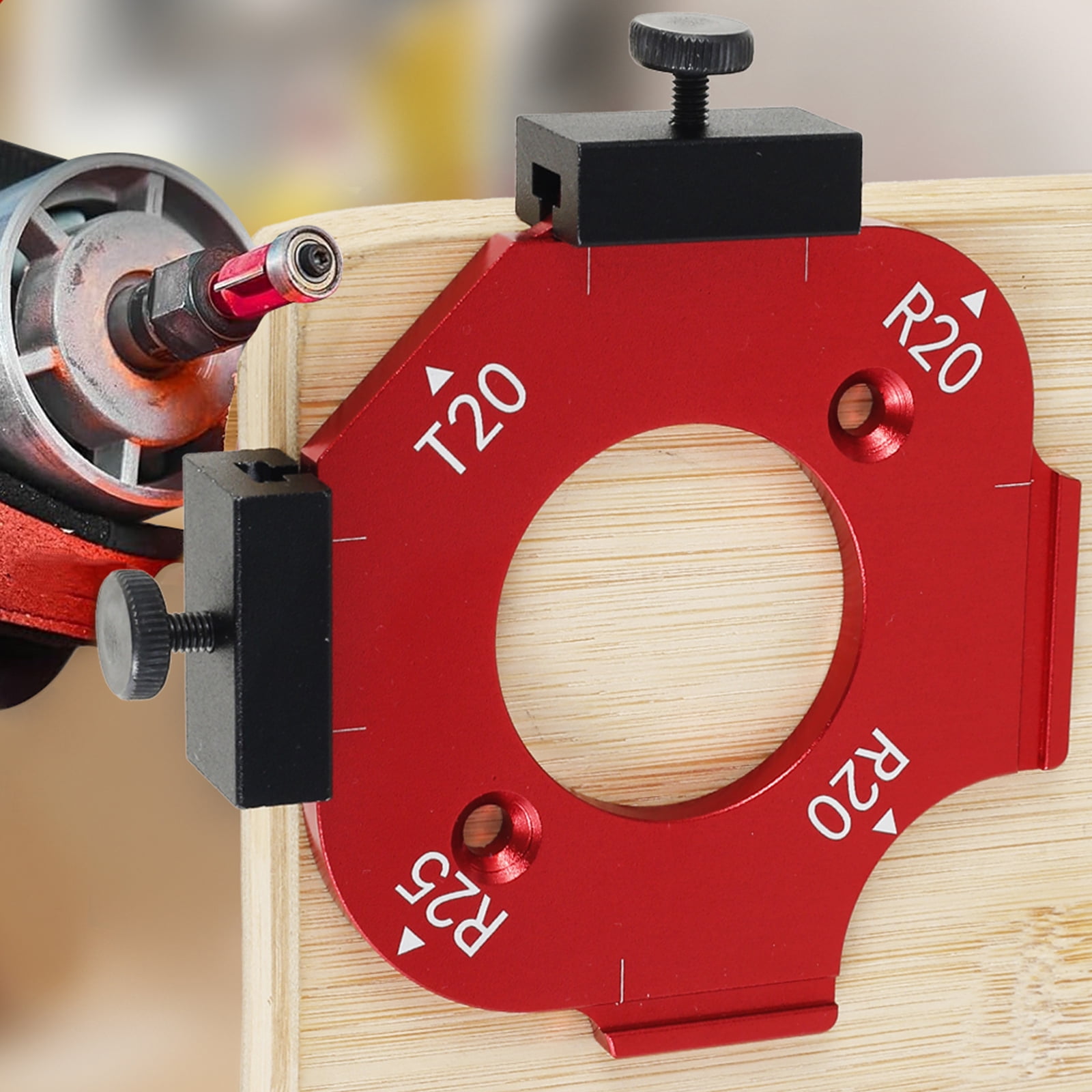 NUAHRHY 1 or 2 Pcs Woodworking Round Corner Radius Templates Aluminum ...