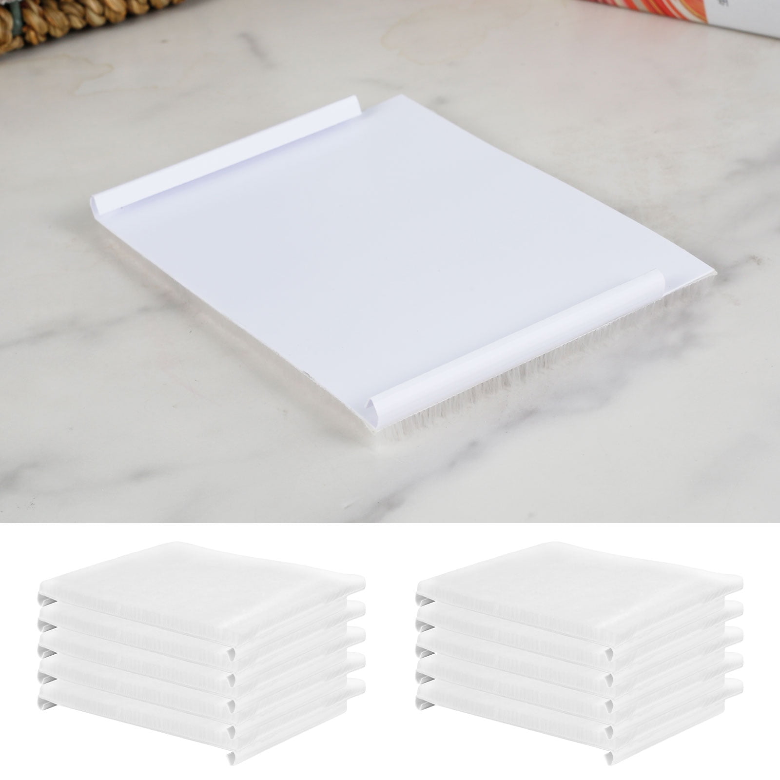 NUAHRHY 10Pcs Paint Edger Replacement Pads for Wall Surface Nylon Dense ...