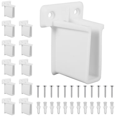pluokvzr 12pcs Wire Shelf End Brackets with Screws and Expansion Screws ...
