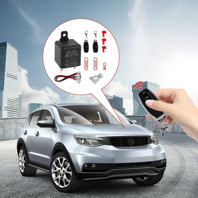 NUAHRHY 12V 200A Battery Disconnect Switch Versatile Double Remote ...