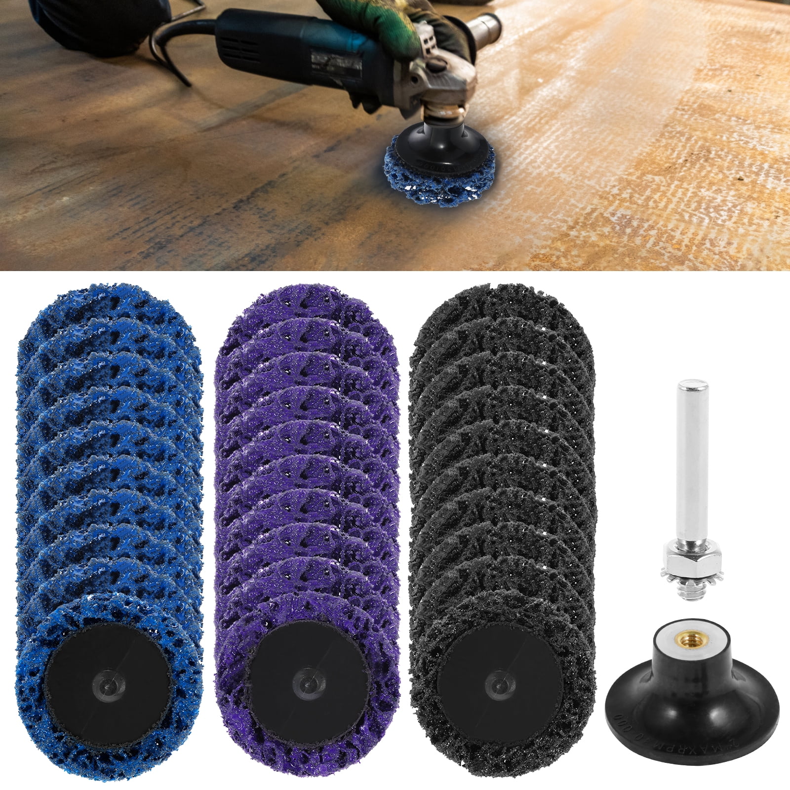 NUAHRHY 31Pcs 2 Inch Strip Discs Stripping Wheel for Drills Even ...