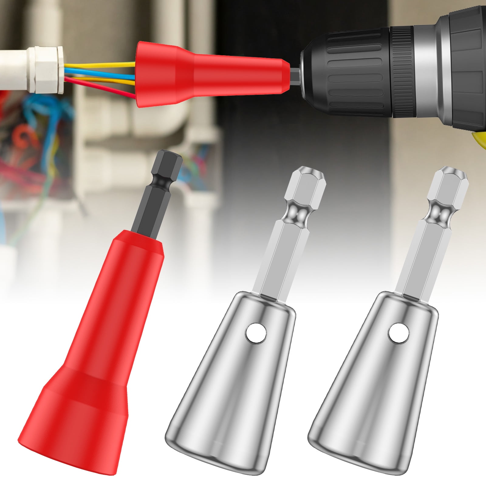 NUAHRHY 3Pcs Wire Twisting Tool Sturdy Wire Twisting Connector Heavy ...