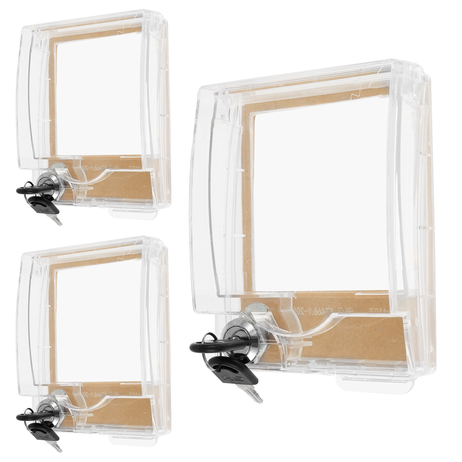 NUAHRHY 3pcs Baby Safety Outlet Cover Box Baby Proofing Locking ...