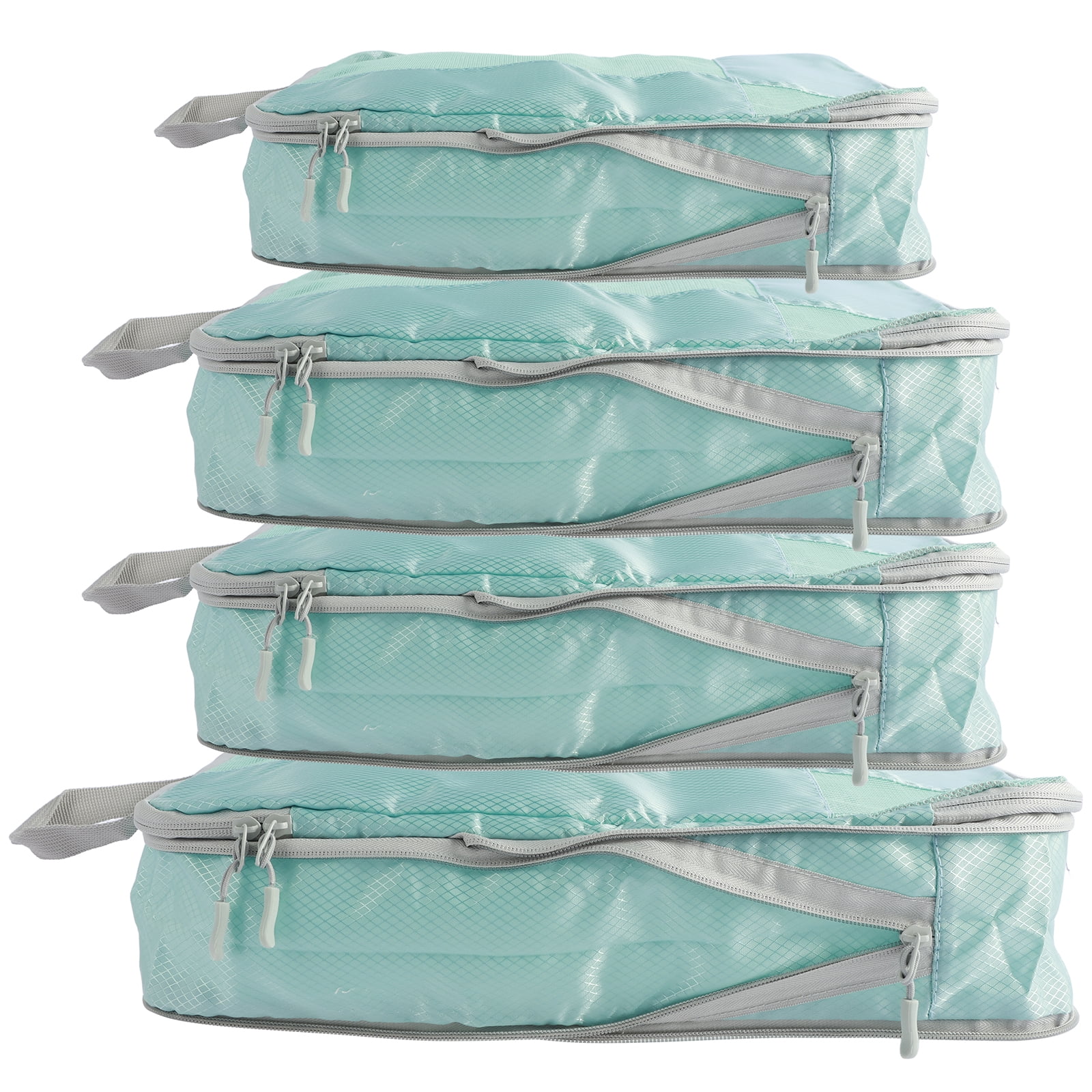 NUAHRHY 4 Pcs Compression Packing Cubes Expandable Travel Packing Cubes ...