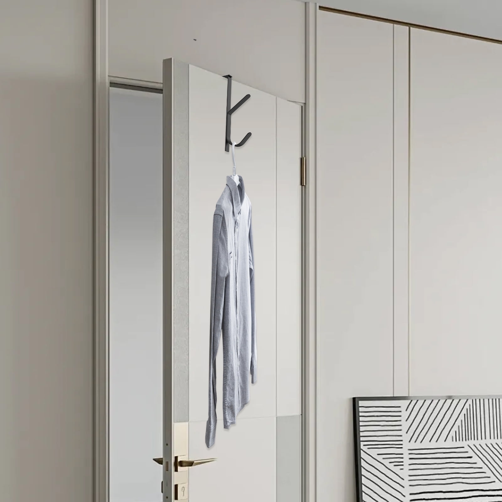 NUAHRHY 4 Pcs Cubicle Hooks Sturdy Metal Cubicle Wall Hooks Adjustable ...