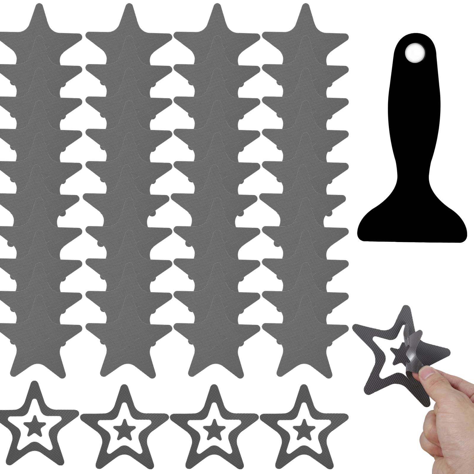 NUAHRHY 40pcs Non Slip Bathtub Stickers, Anti Slip Shower Stickers ...