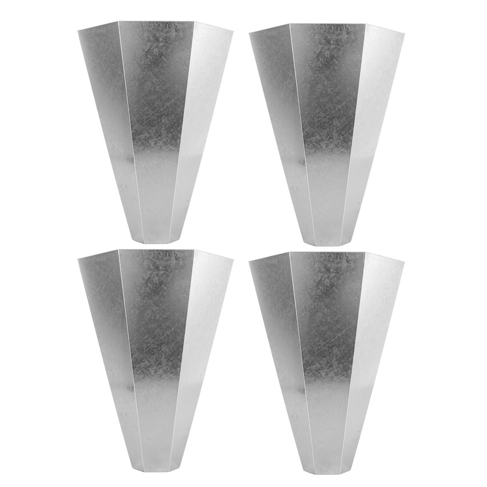 NUAHRHY 4pcs Chicken Cone Galvanized Steel Poultry Restraining Cone ...