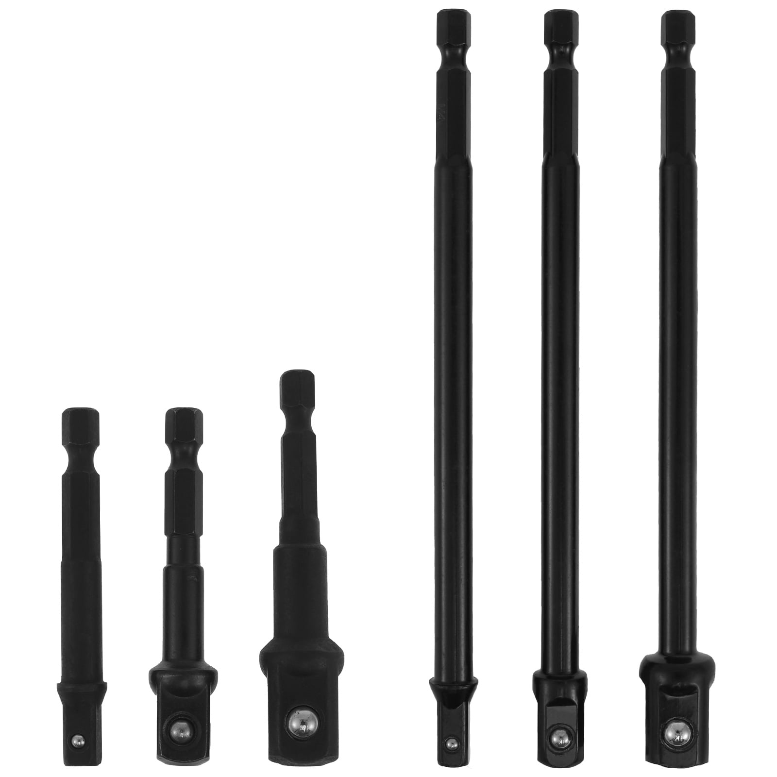 NUAHRHY 6Pcs Impact Adapter Set 1/4inch Hex Shank High Hardness Socket ...