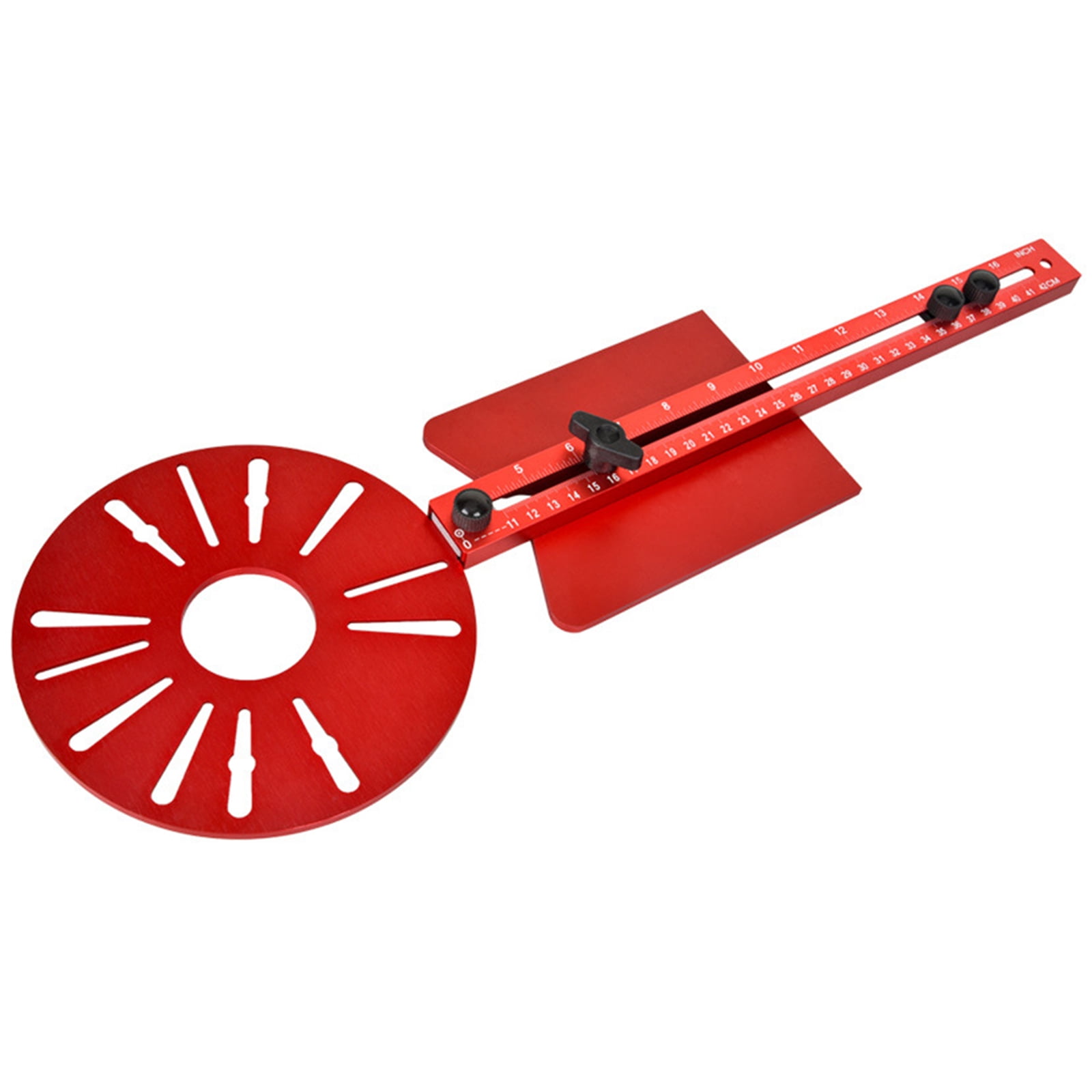 NUAHRHY Aluminum Alloy Router Jig Adjustable Router Milling Groove ...