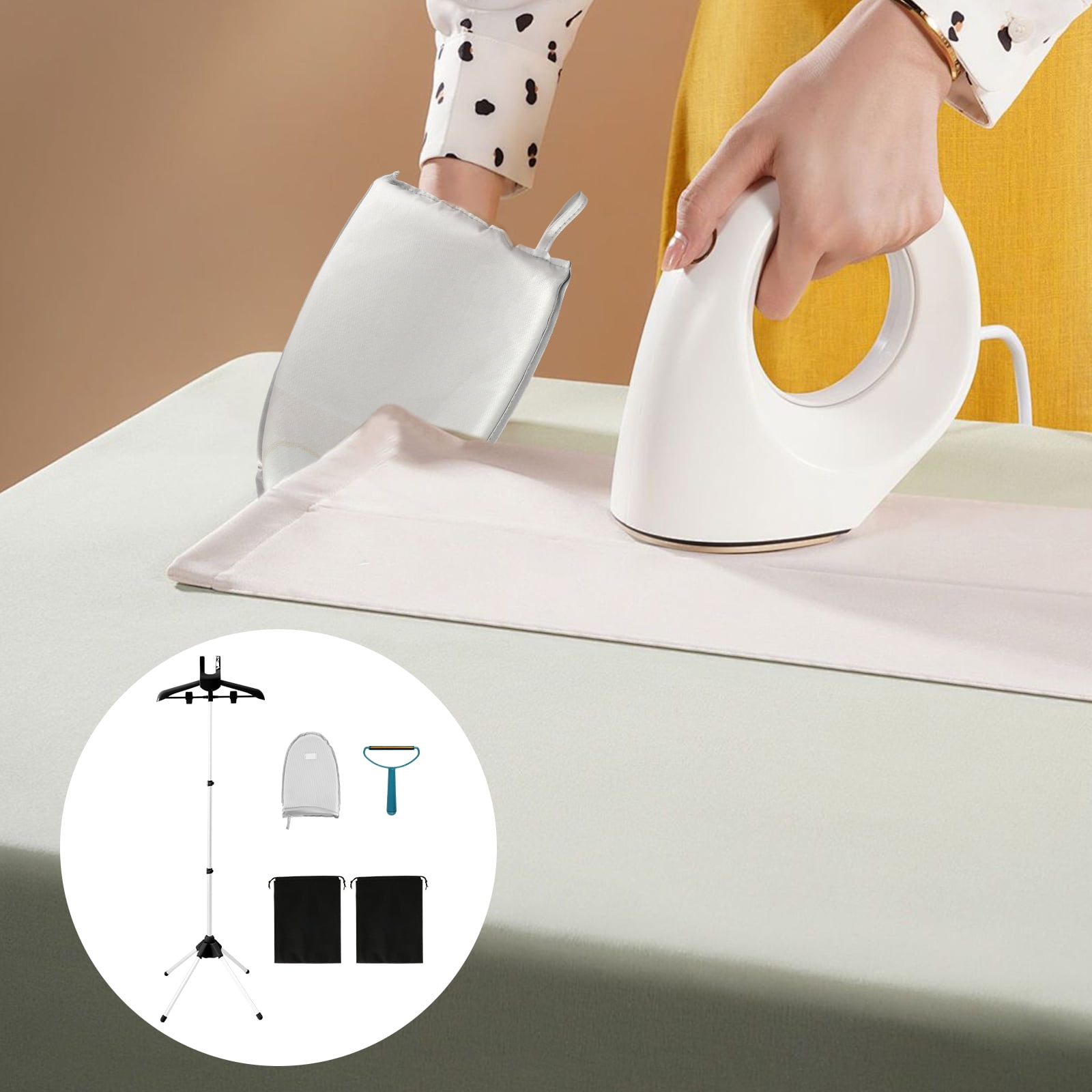 NUAHRHY Garments Steamer Rack Adjustable Garments Hanger Folding Steam ...