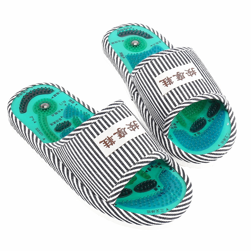 NUAHRHY Massage Slippers Acupuncture Sandals Reflexology Foot Acupoint ...