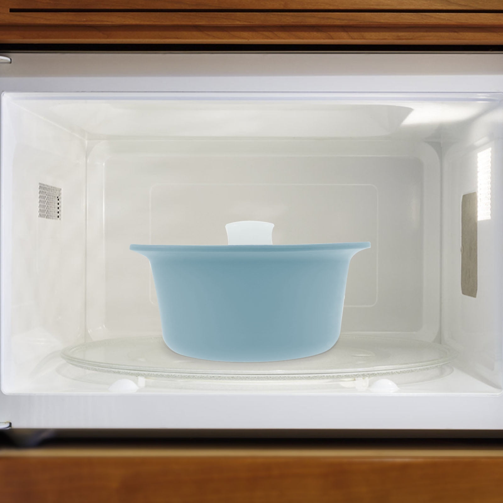 NUAHRHY Microwave Silicone Steamer 1350 ml Large Capacity Silicone ...