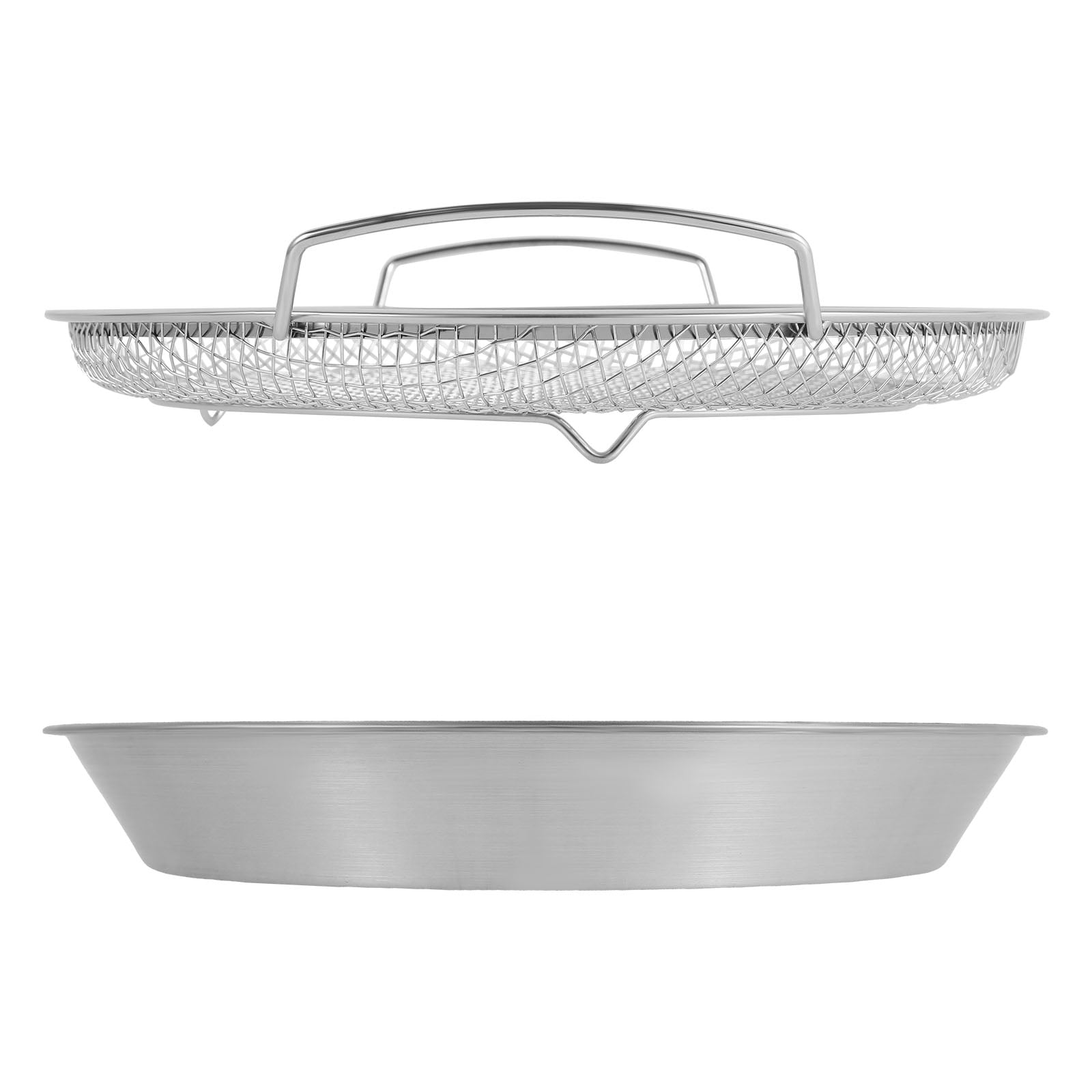 NUAHRHY Oil Filter Tray Round Stainless Steel Fried Food Draining Rack ...