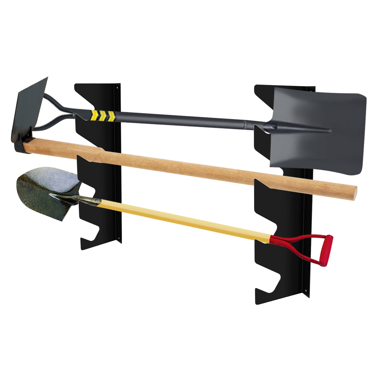 NUAHRHY Shed Tool Organizer Metal Garden Tool Organizer Wall Mounted ...