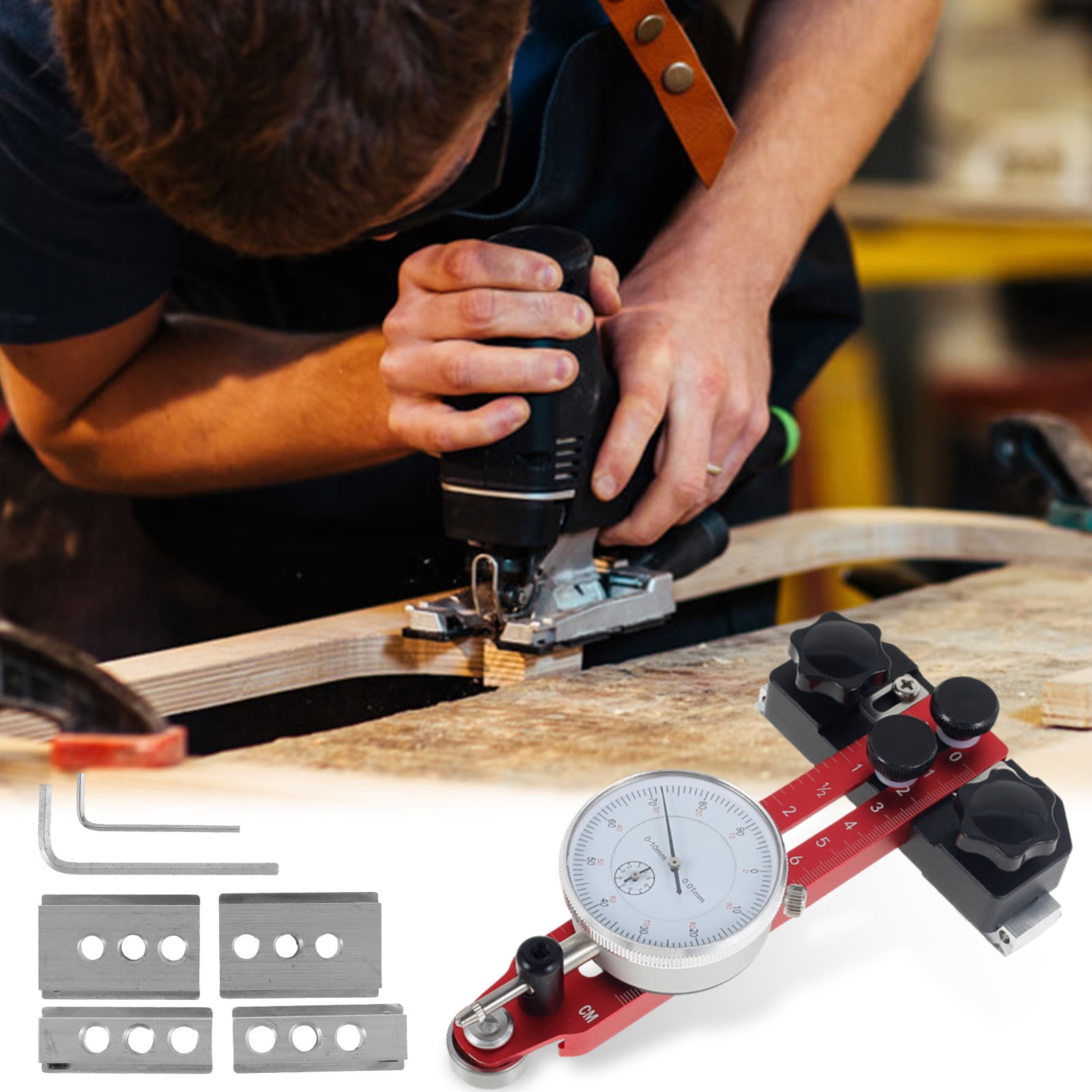 Miter Gauge Rockler Table Saw Alignment Gauge - Tool For Blade/Fence ...