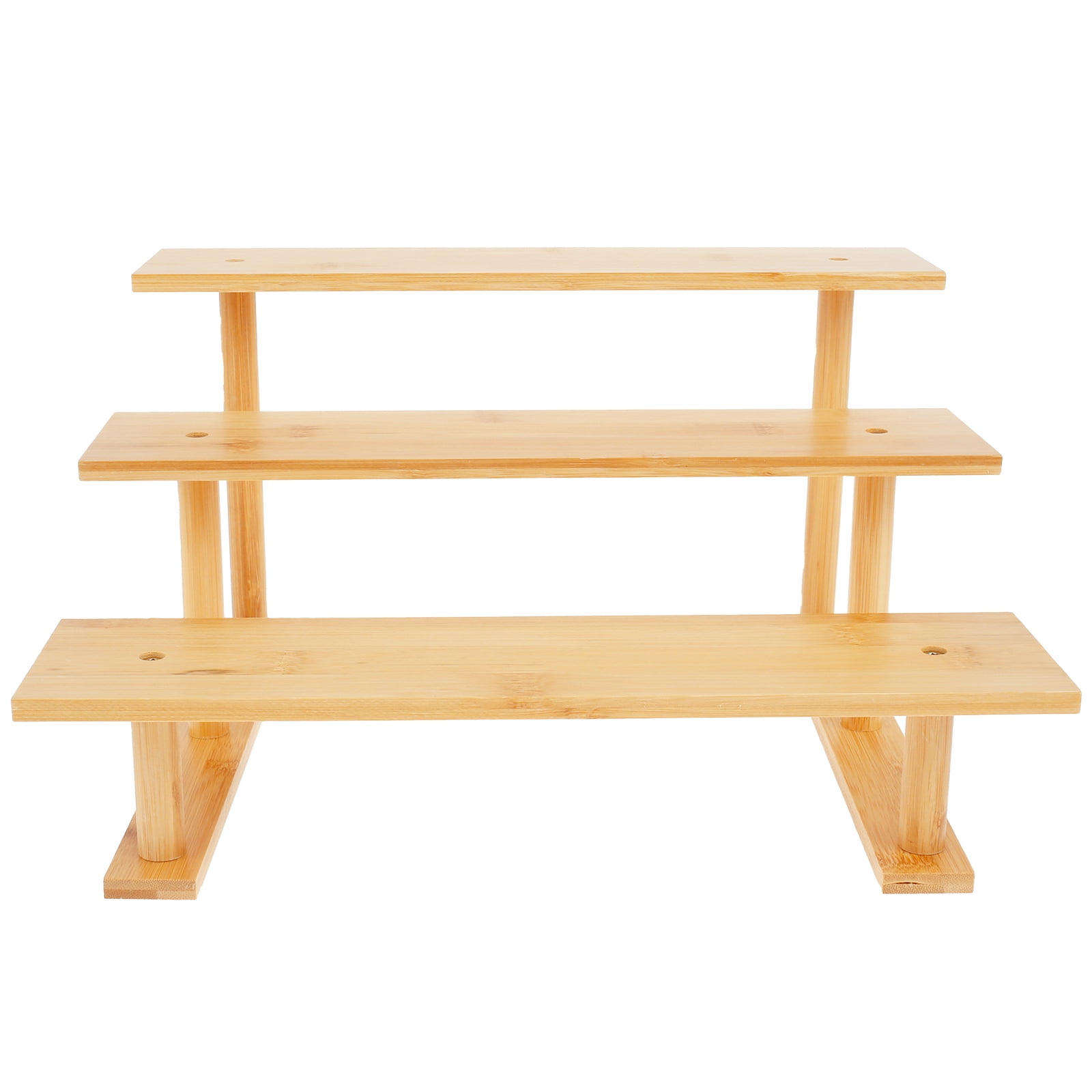 NUAHRHY Wood Display Stand Tiered Wood Cupcake Stand Easy Assembly Food ...