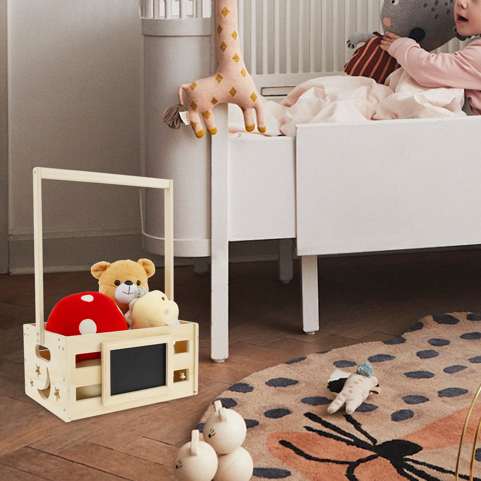 NUAHRHY Wooden Baby Shower Crate Closet Safe Baby Shower Gift Basket ...