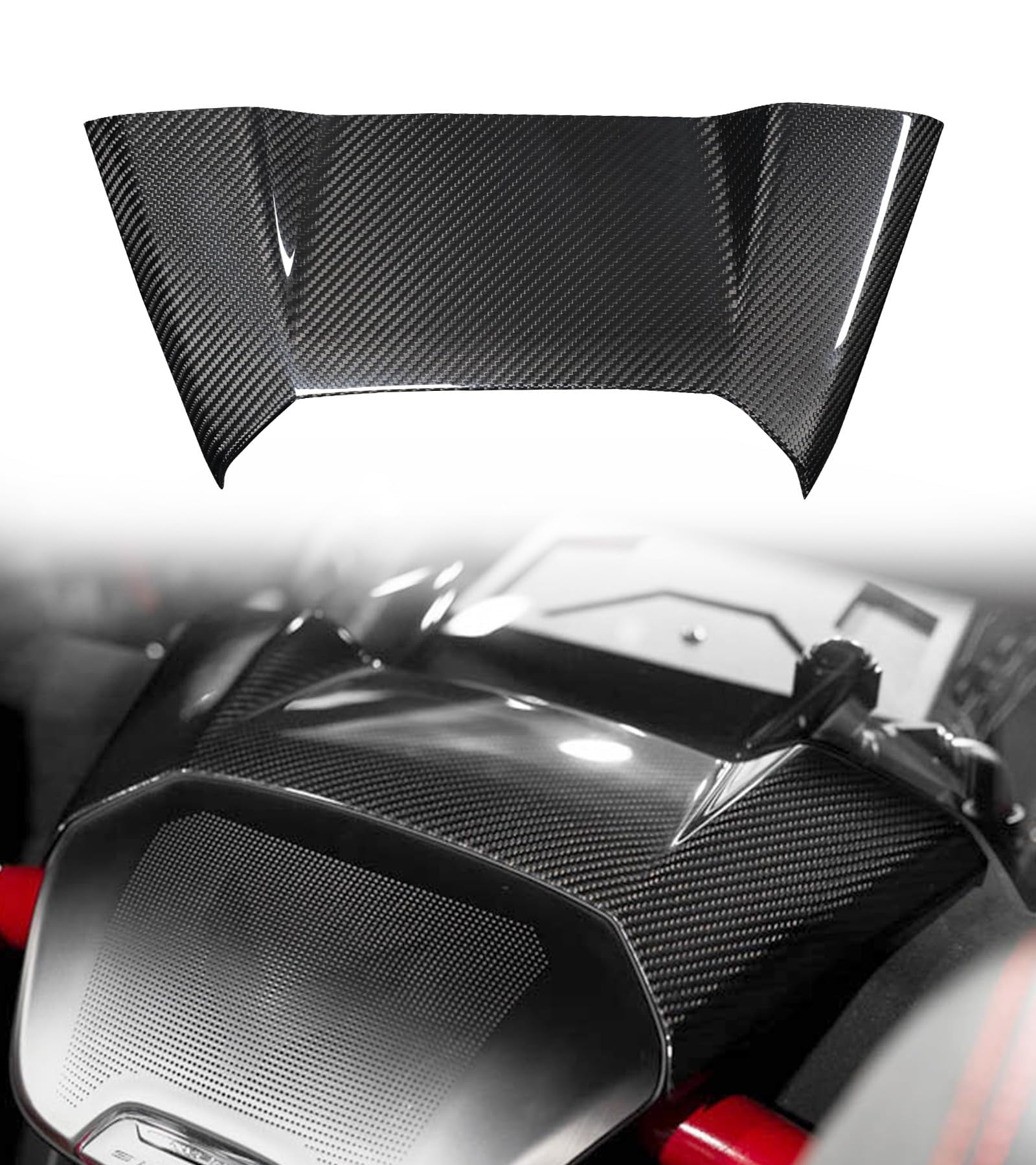 NUBEHONE 100% Carbon Fiber KEF16 C8 Rear Speaker Trim Cover Fit for ...